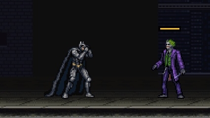 Бэтмен против Джокера в Java игре The Dark Knight (Тёмный Рыцарь)