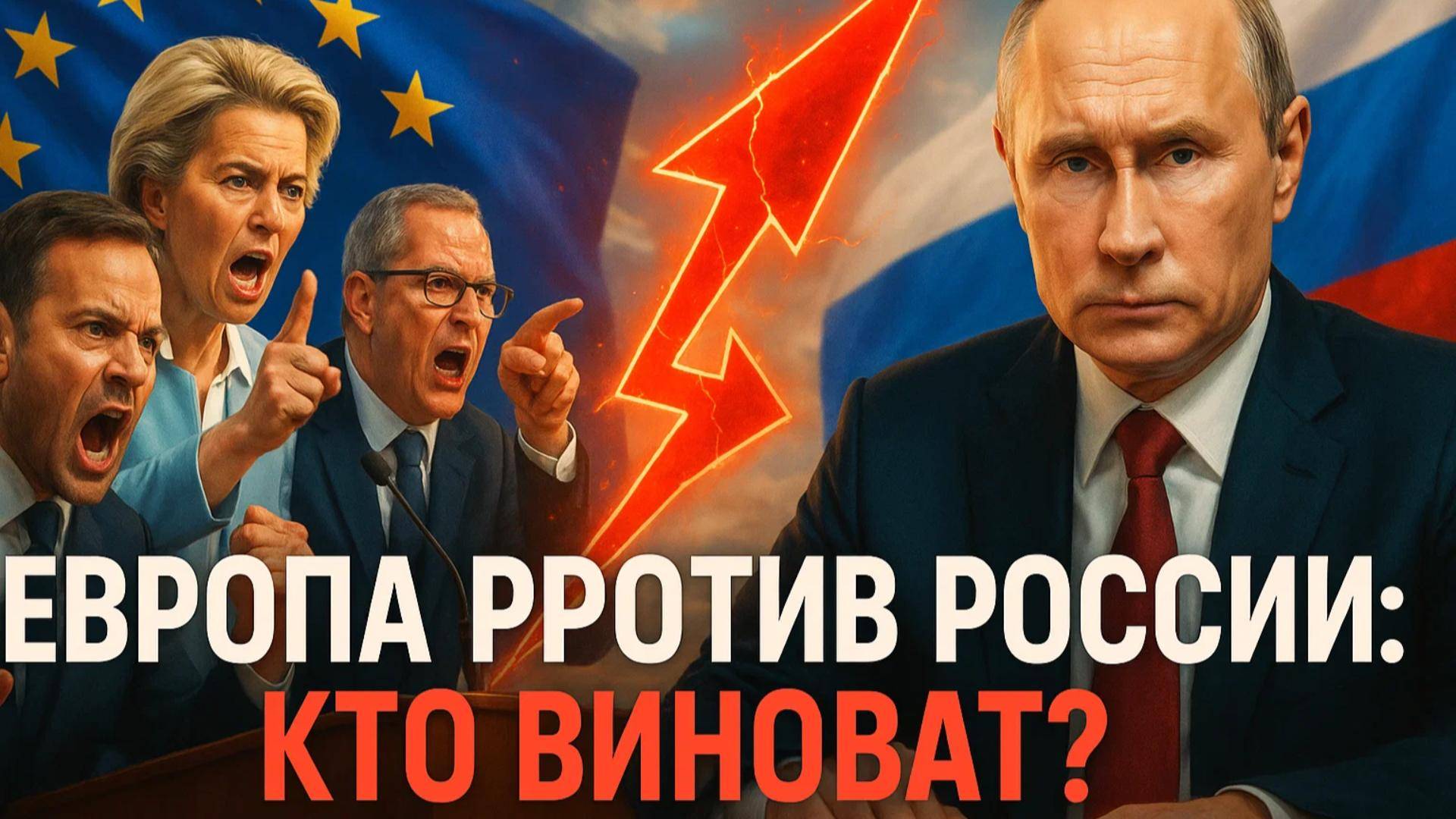 ⚠️Истерия Европы провоцирует эскалацию со стороны России