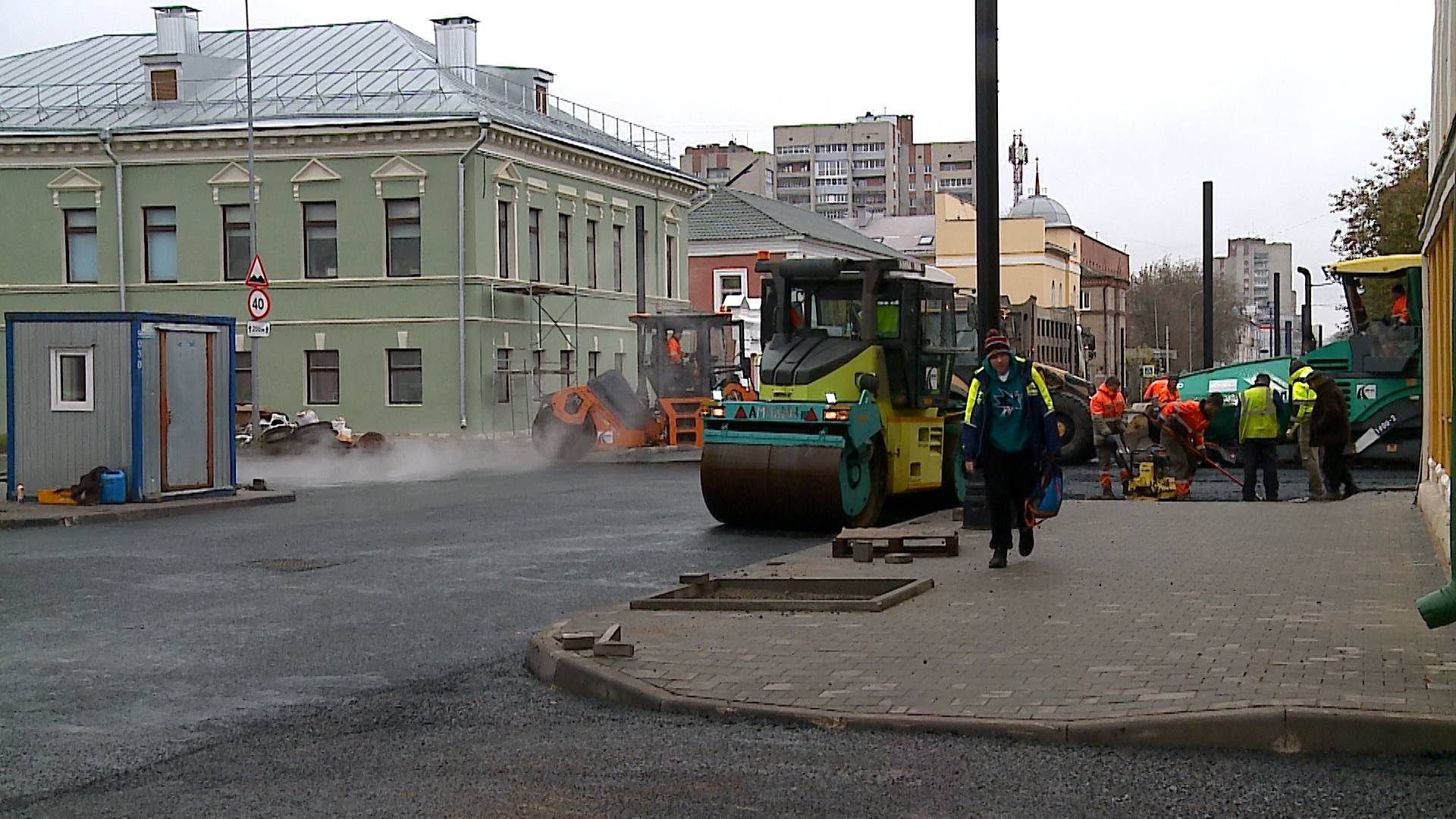 (Рыбинск-40) РЕМОНТ УЛИЦЫ ЧКАЛОВА БЛИЗИТСЯ К ФИНАЛУ