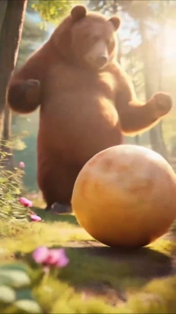 Колобок созданный нейросетью