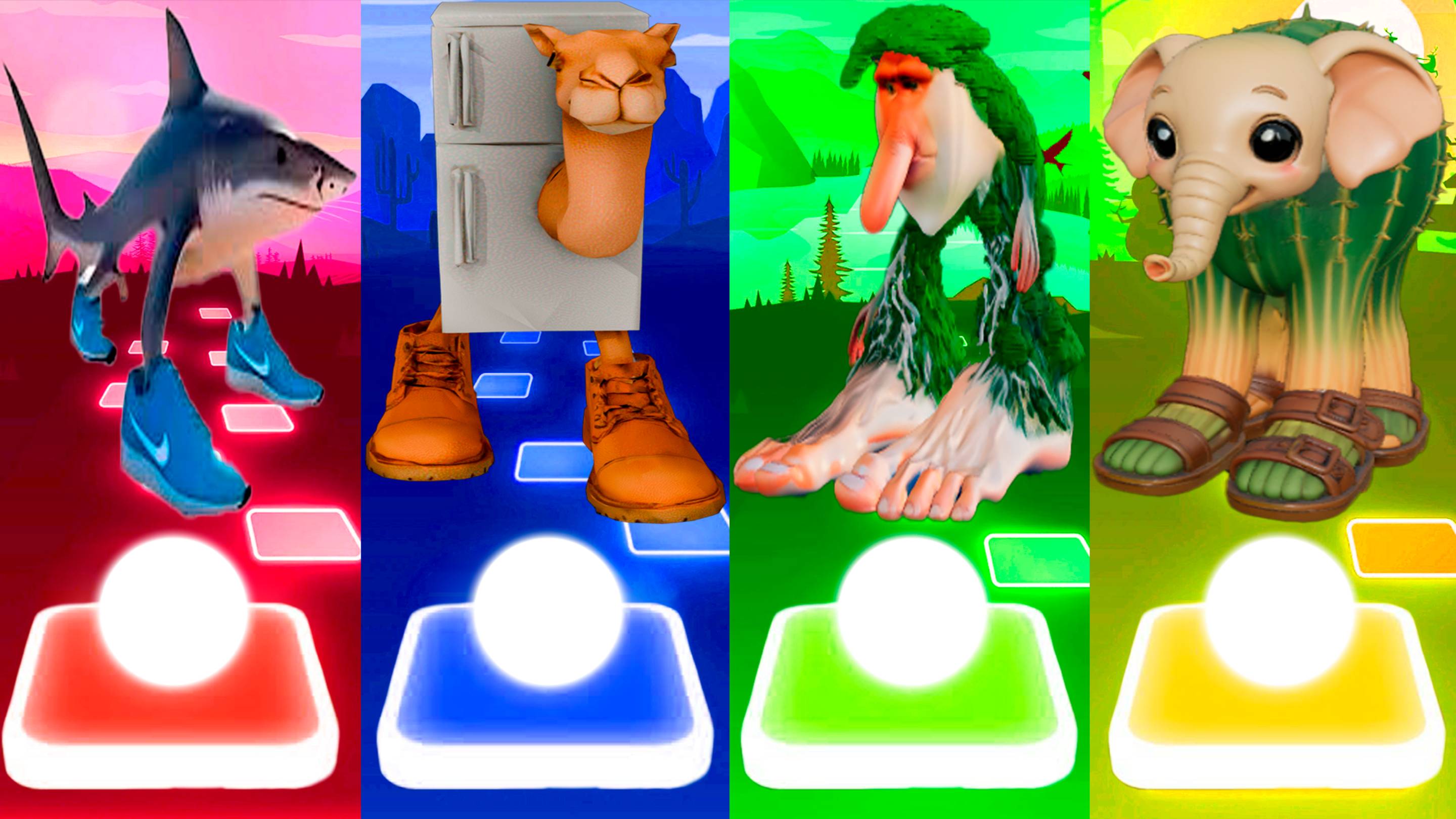 ТРАЛАЛЕРО ТРАЛАЛА 🆚 ФРИГО КАМЕЛО 🆚 БРР БРР ПАТАПИМ 🆚 ЛИРИЛИ ЛАРИЛА | Tiles Hop №261