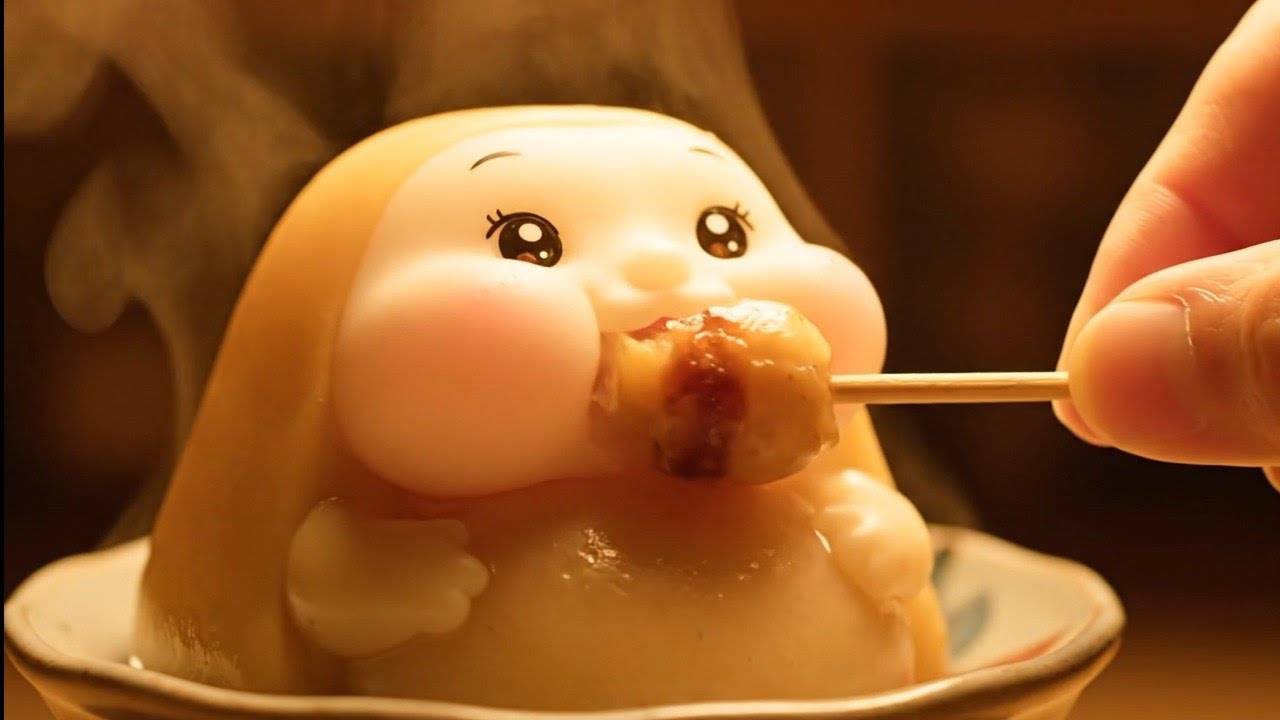 МУЛЬТИК ДЛЯ ДЕТЕЙ МИЛАЯ ЕДА  которая реалистично и АППЕТИТНО кушает 21 ИГРАЛКИ-ЗАЛИПАЛКИ