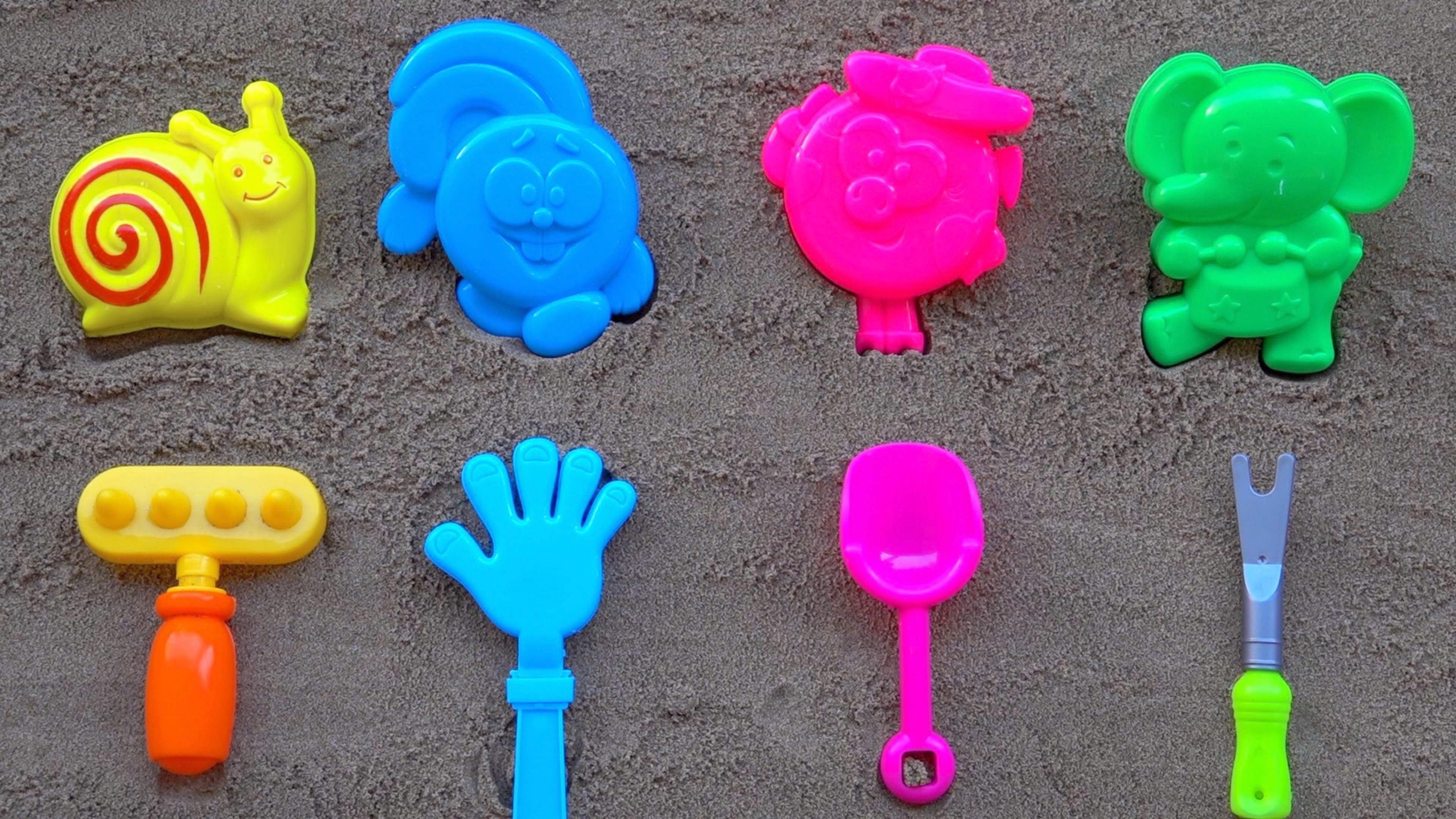 Игрушки СМЕШАРИКИ | Мультик для Малышей | Развивающий Мультик для Детей | Играем c песком