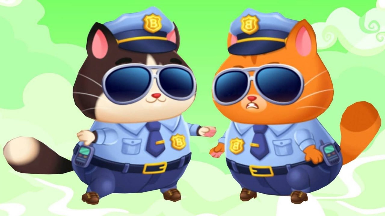 Суровый КОТИК БУБУ 2 №20. Полицейские и робокот. Мультик ИГРА про котят на Хвостик ТВ