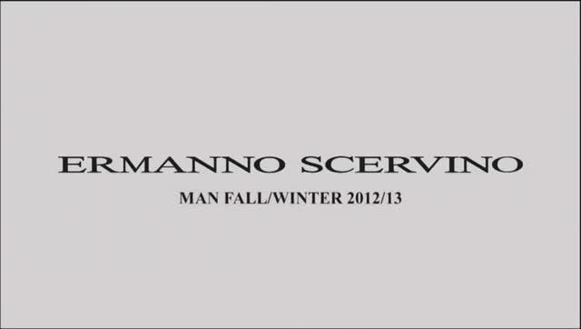 Показ мужской коллекции Ermanno Scervino осень-зима 2012-2013
