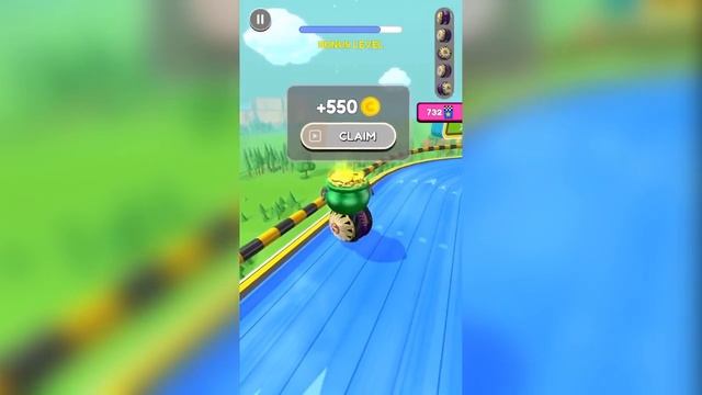 Going Balls Super Speed run Gameplay New Update Level 1608 Bonus level ...