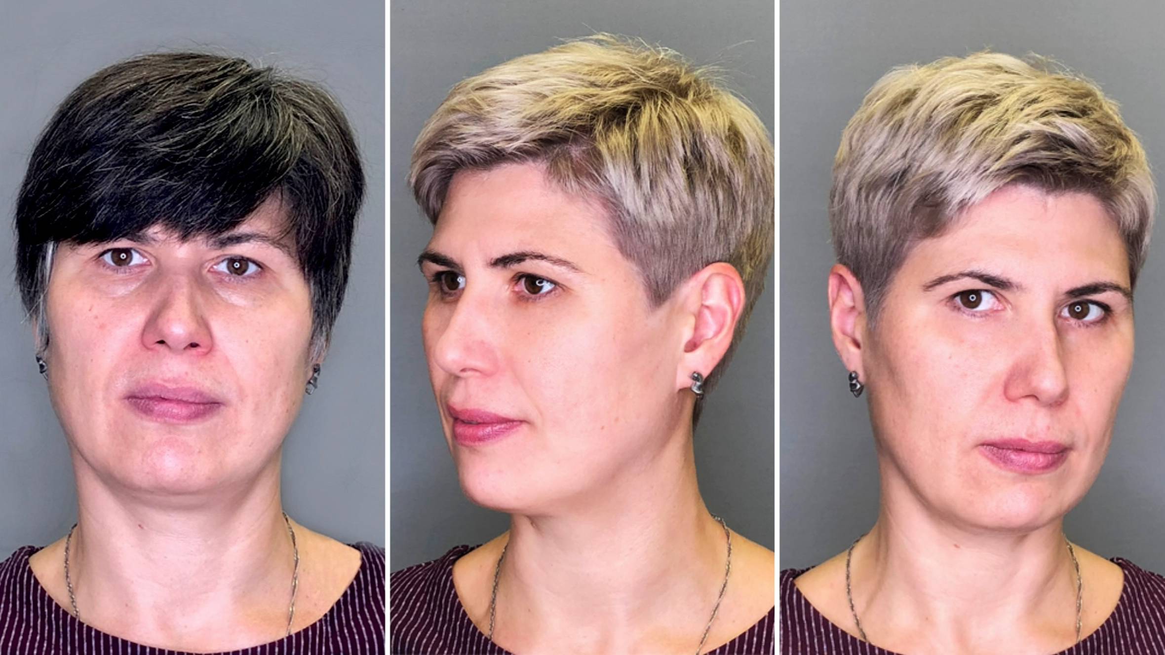 Из тёмного в блонд