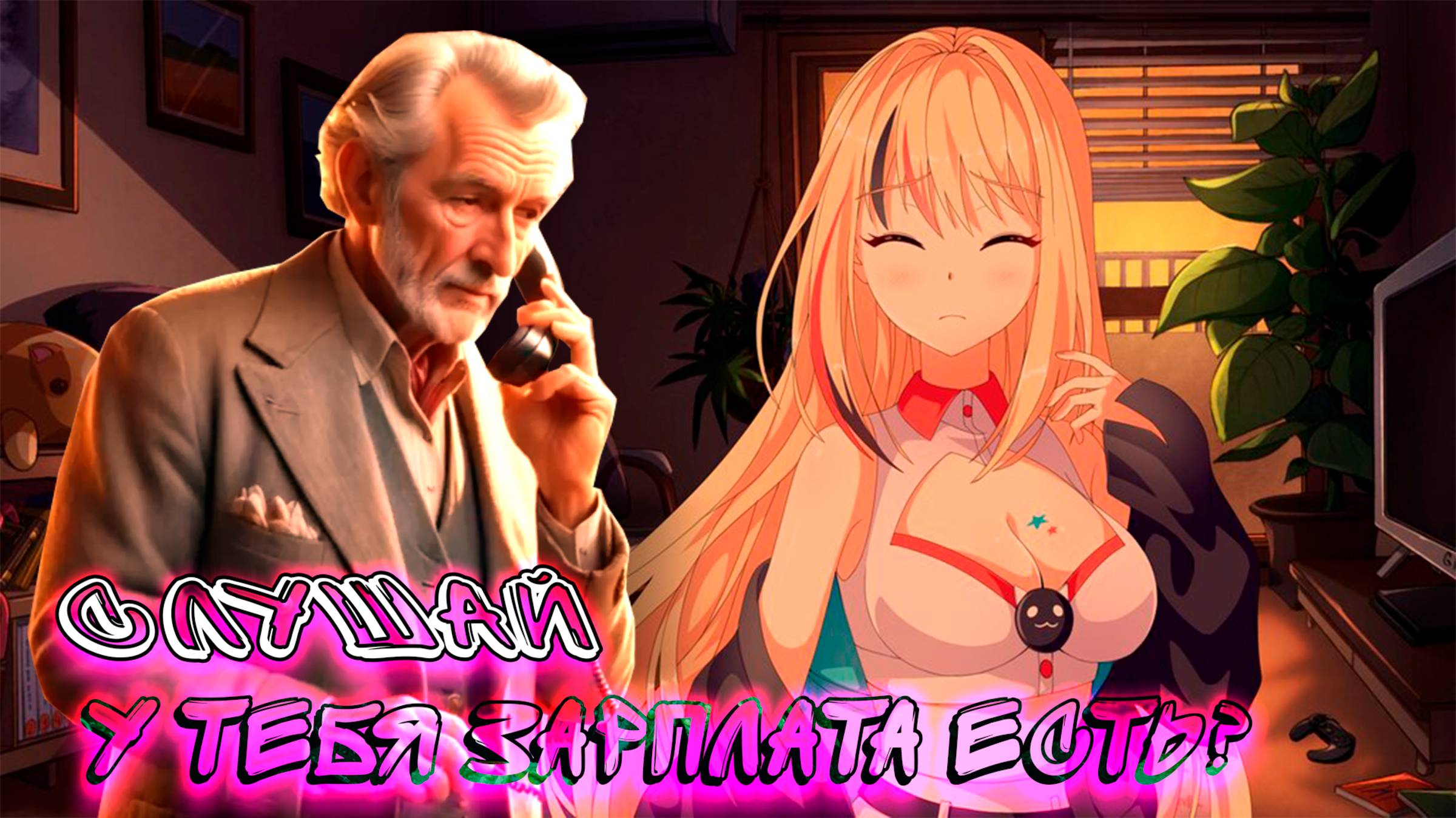 Мистер Клоу подкатывает к Мио. Прохождение "Ненавижу Свою Вайфу Стримершу" (6)