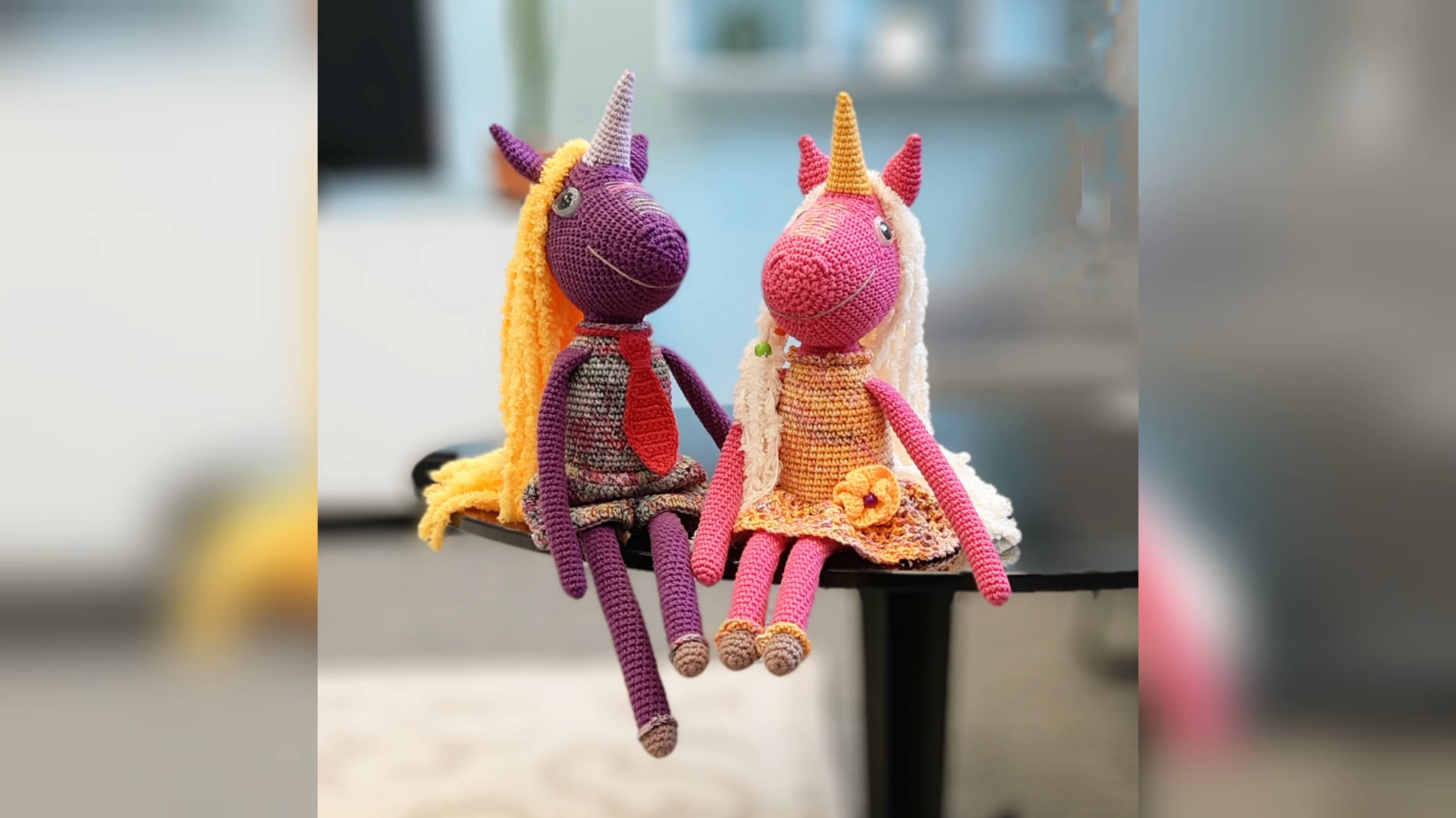 Единороги (видеообзор) Материалы для вязания Вязание крючком