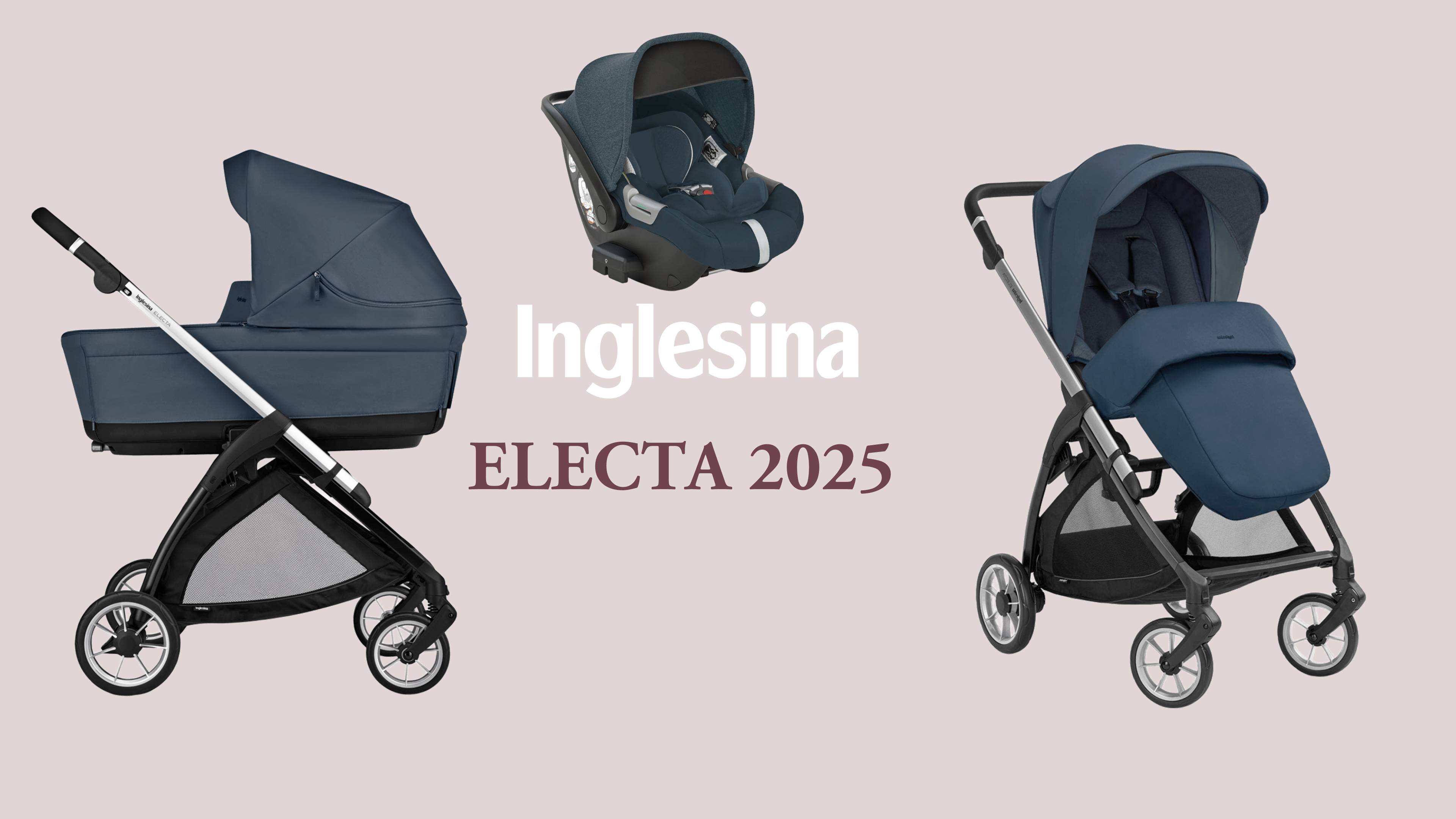 Inglesina Electa 2025 — лёгкая городская коляска для новорожденного