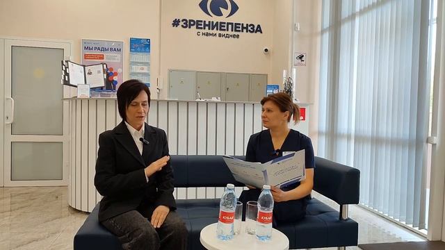 Прямой эфир с пациентом из клиники лазерной коррекции зрения "Зрение Пенза"