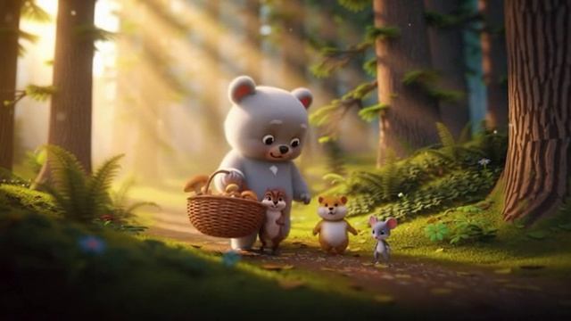 Мультик мультфильм про мишку 4