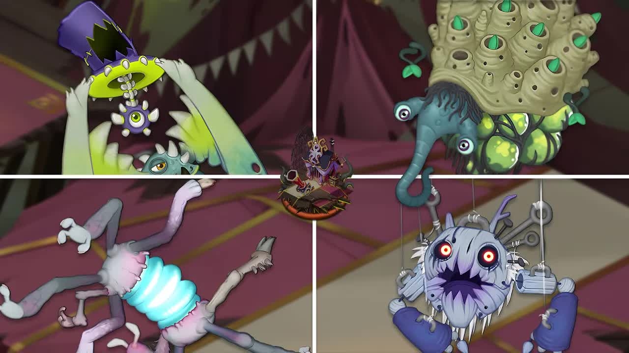 Минорный Паранормальный Карнавал - Все Монстры, Песни и Анимации (My Singing Monsters)