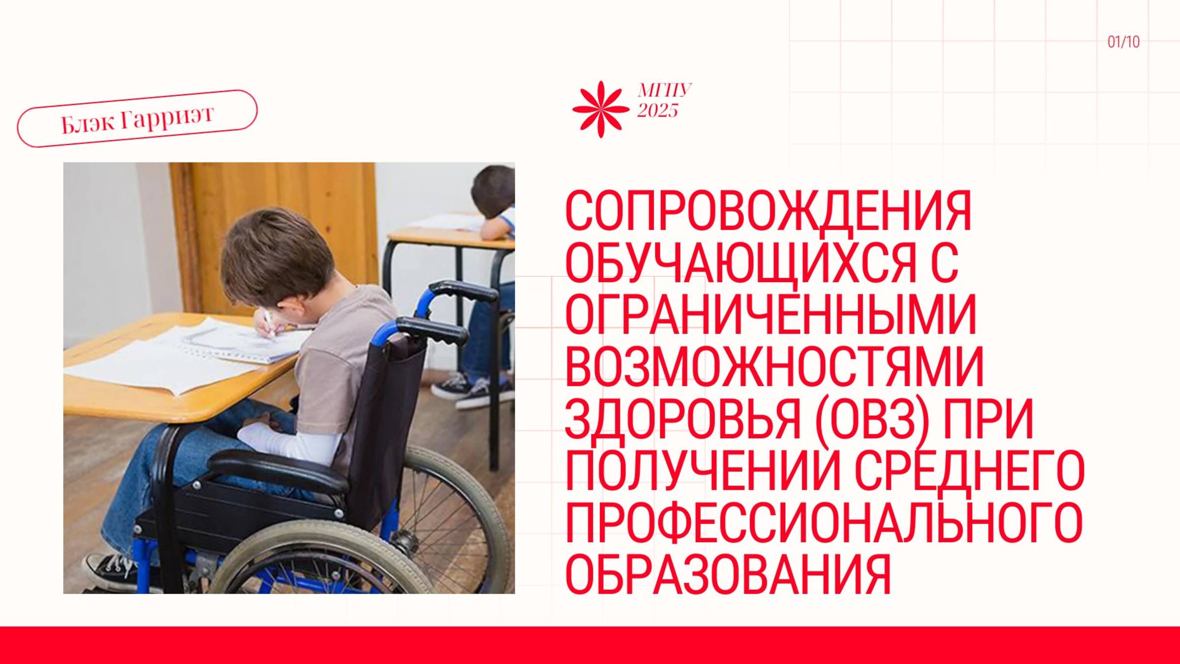 Сопровождение обучающихся с ОВЗ в среднем профессиональном образовании. Практика и теория