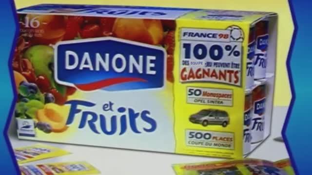 Gagner de la Coupe du Monde 98 avec Danone