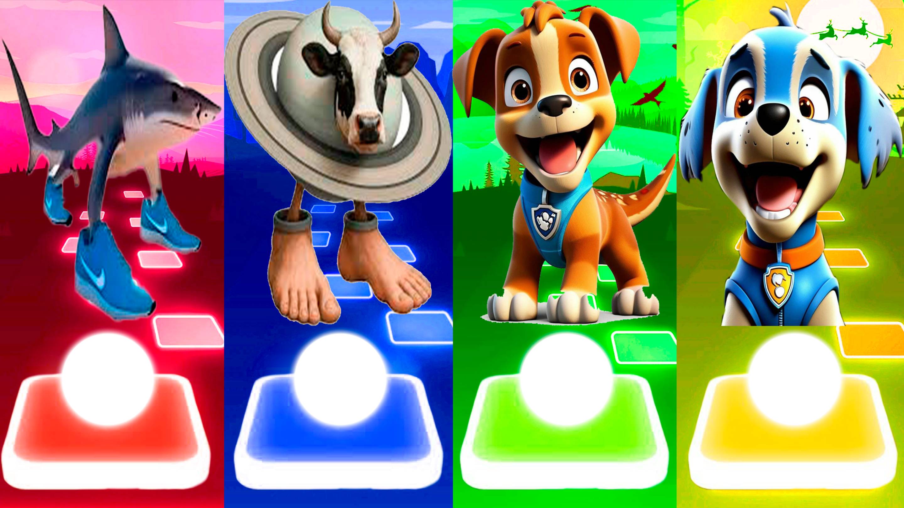 ТРАЛАЛЕРО ТРАЛАЛА 🆚 ЛАВАКА САТУРНА САТУРНИТА 🆚 ЩЕНЯЧИЙ ПАТРУЛЬ 🆚 ЛИБЕРТИ | Tiles Hop №267