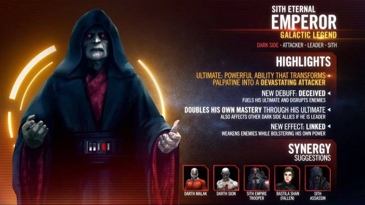 SWGOH Sith Eternal Emperor Unlocked ПОСЛЕДНИЙ ОРДЕН (Получение Император Вечных ситхов) - 4 этап