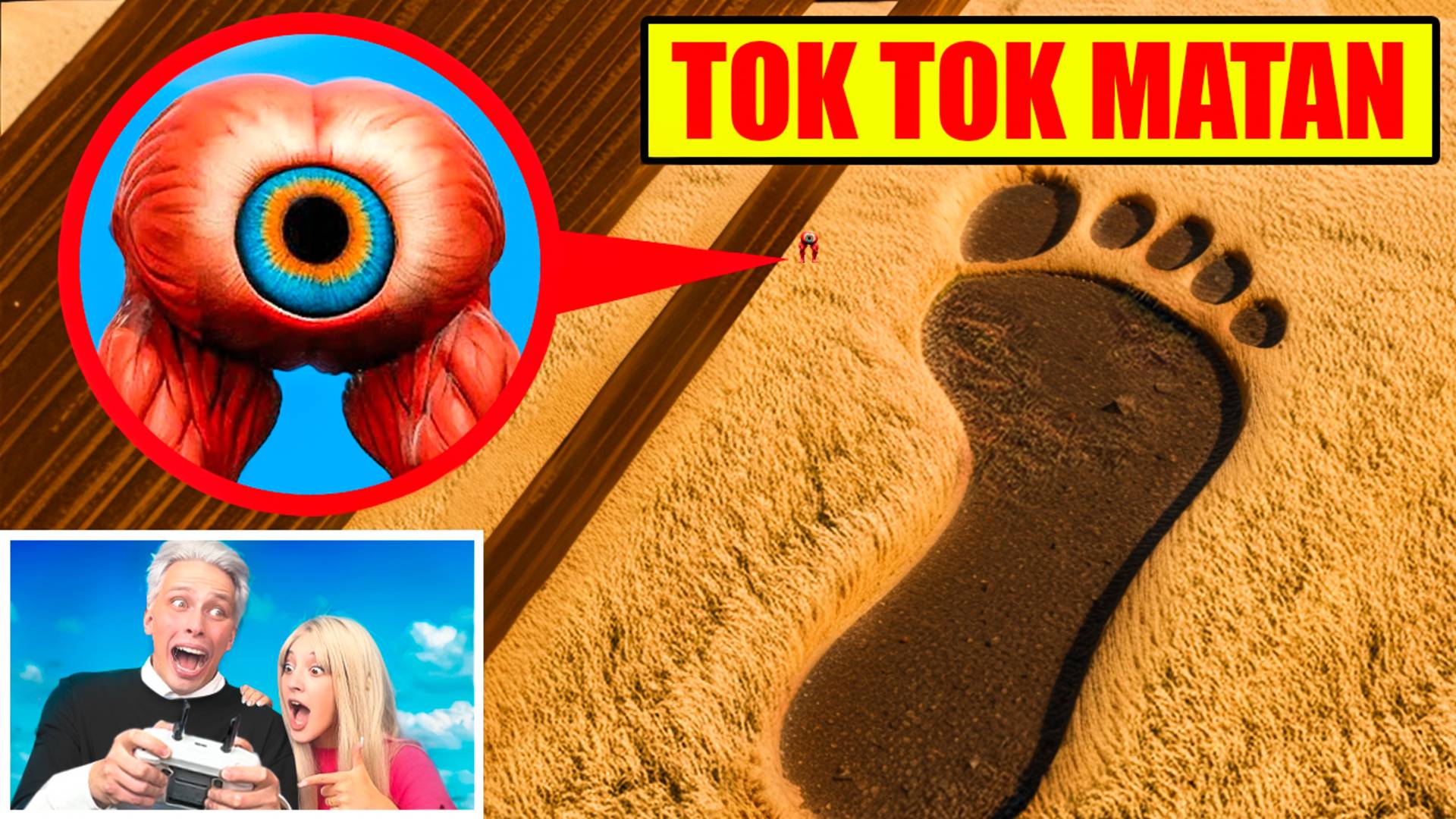 мой дрон снял TOK TOK MATAH в Реальной Жизни!