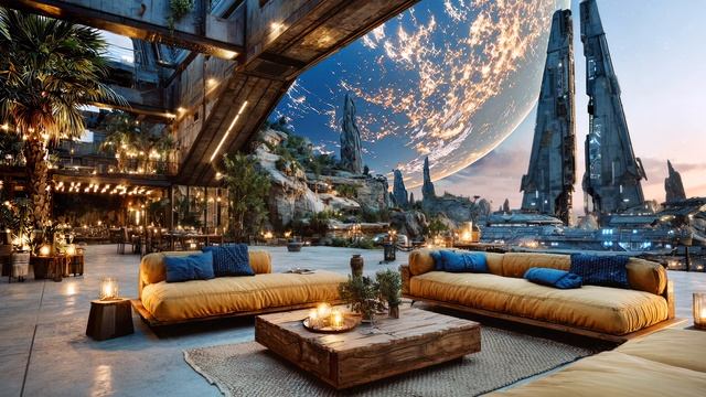 Density： Relaxing Sci-Fi Ambient Music 🎧 for Deep Calm & Visualization (Binaural Beats 4Hz)