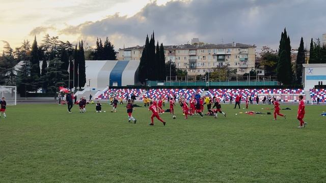 30.10.2025 года. Алушта Fest. СШ №3 "Севастополь-2" - ДФШ "Адвир"-золотые. 1 тайм