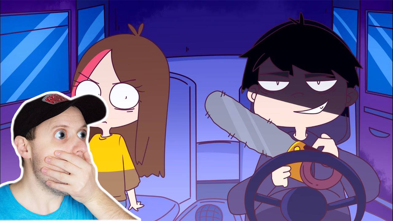 САМАЯ СТРАШНАЯ ПОЕЗДКА В ТАКСИ 😱 (Анимация Taedi) Реакция