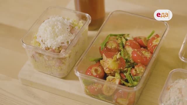 Паста, намазка и битый редис | Ланч-бокс /79