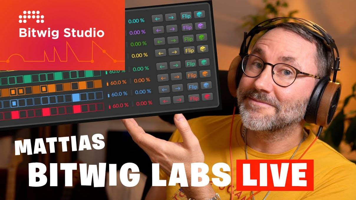 Bitwig Studio: Stepwise and MIDI Routing | Livestream