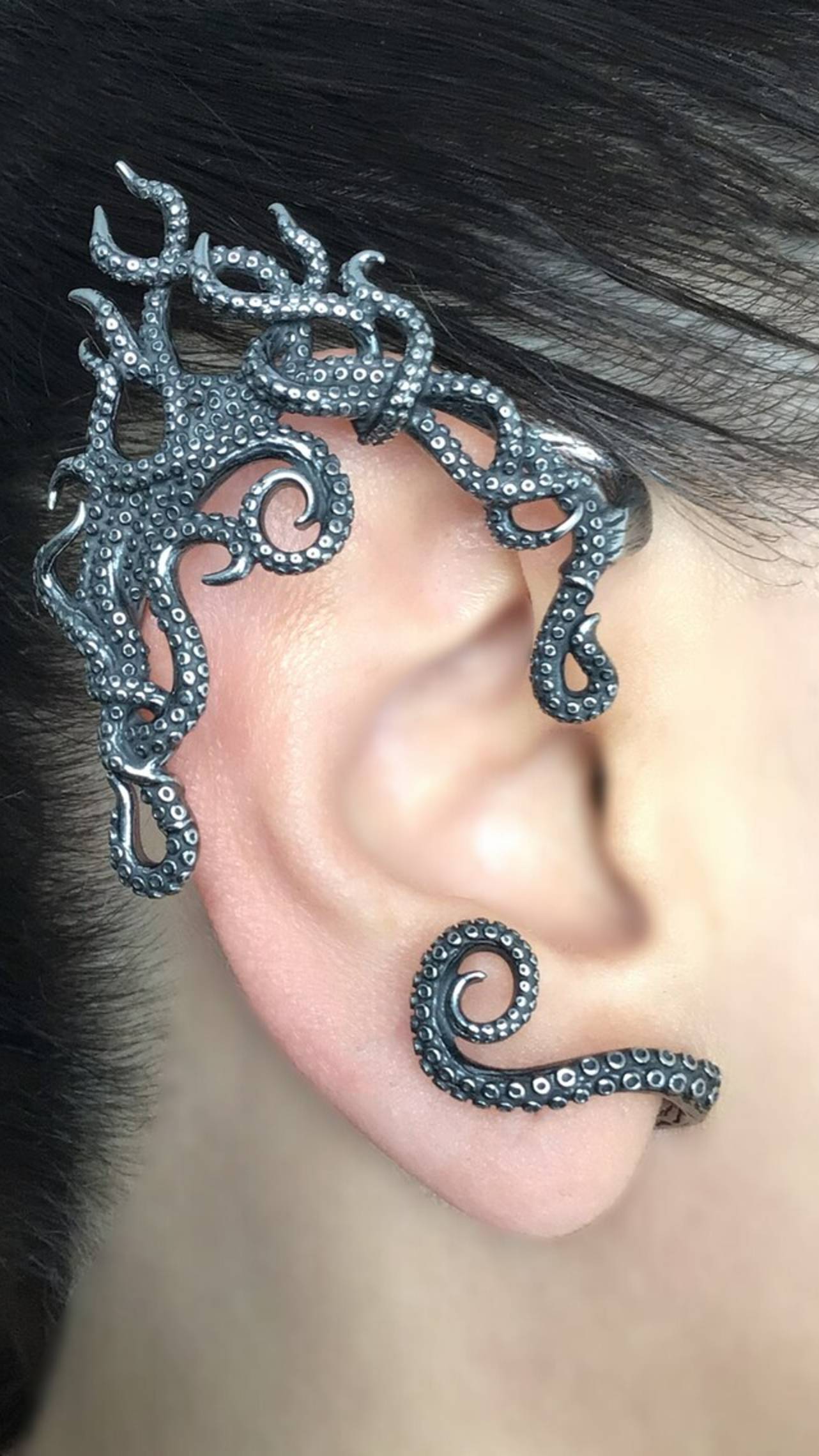 Моносерьга-каффа "Бушующая пучина" от StarfallShop