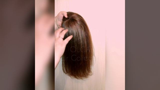 Затылочная НАКЛАДКА, с макушкой #накладканаволосы #натуральнаянакладка #накладкадляобъёма #постиж