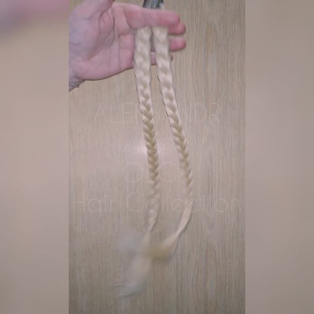 Накладные КОСЫ - хвосты (не имитация), лёгкие косички #накладнаякоса #натуральнаякоса #косаизволос