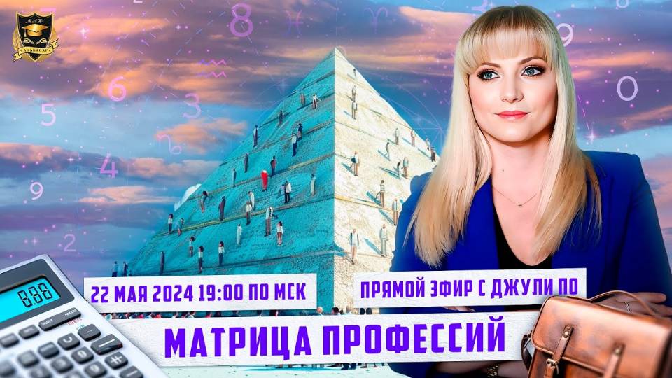 9. Джули По _ Урок по нумерологии _Матрица Профессий