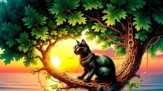 "У Лукоморья Дуб Зелёный..."© Авторская работа