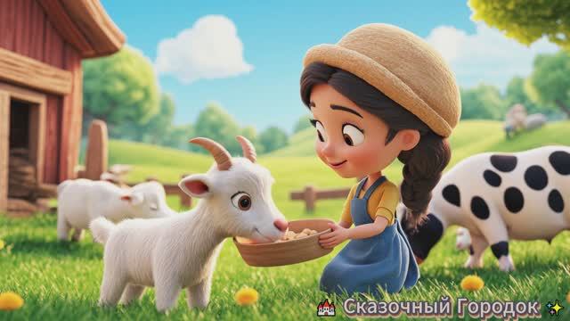 Животные на ферме | Звуки животных | Мультик для детей
