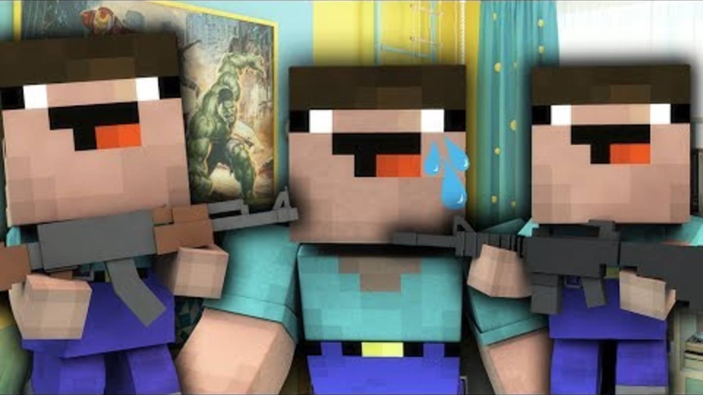 Baby ПРОТИВ НУБА В МАЙНКРАФТ!НУБ ПРОТИВ Baby В МАЙНКРАФТ! УГАРНЫЙ ТРОЛЛИНГ MINECRAFT