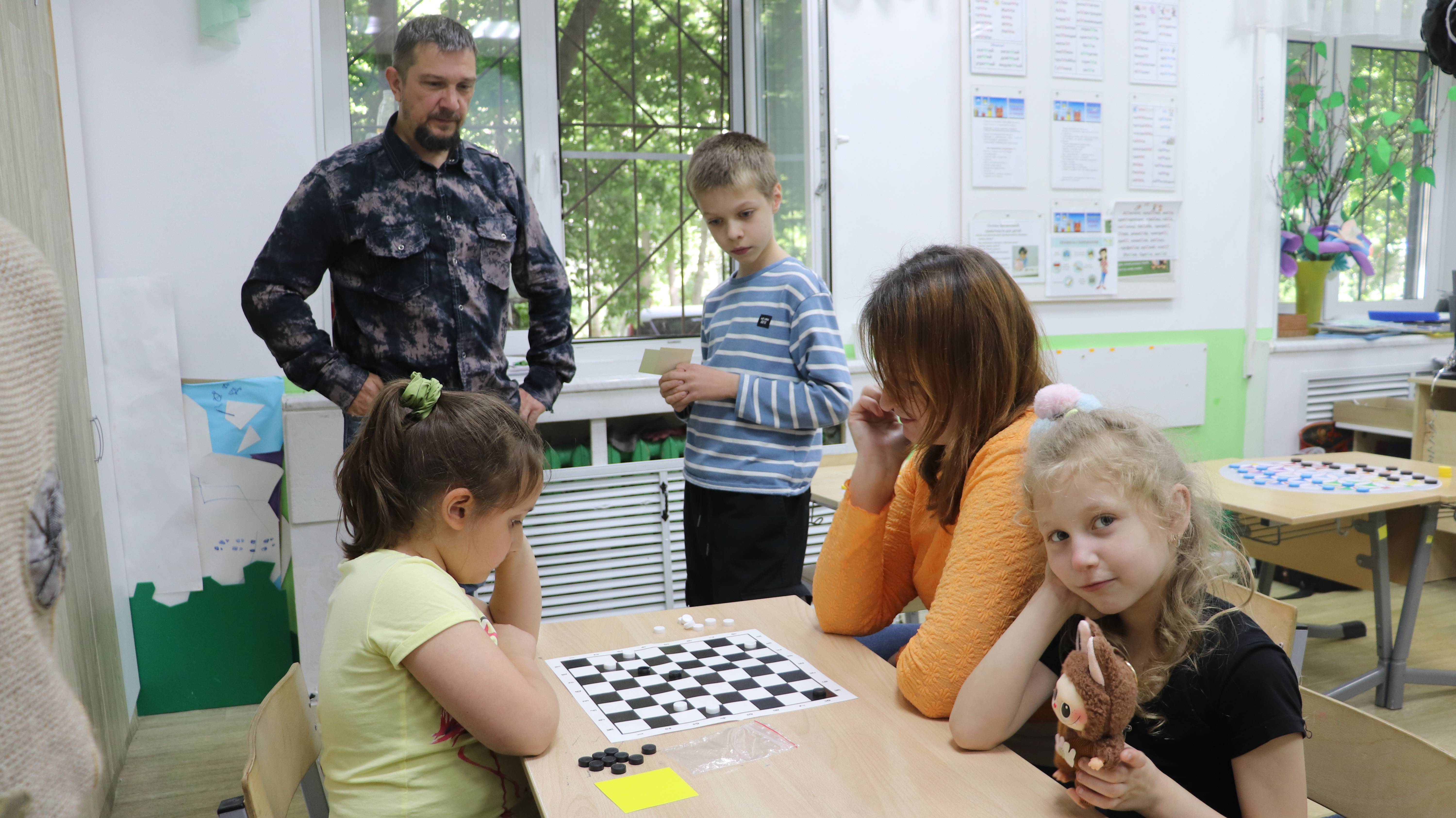 Шашечный турнир в Школе "МОРОЗКО"