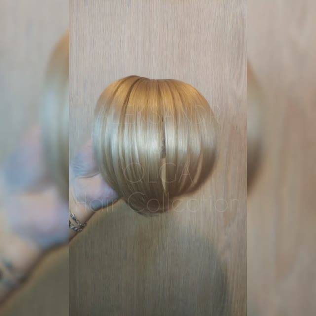 Лёгкий ХВОСТ на крабе #накладнойхвост #натуральныйхвост #крабдляволос #хвостнакрабе #изделияизволос