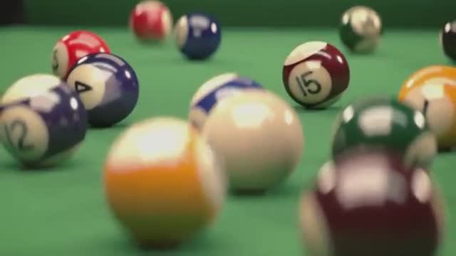 Бильярд в Blender