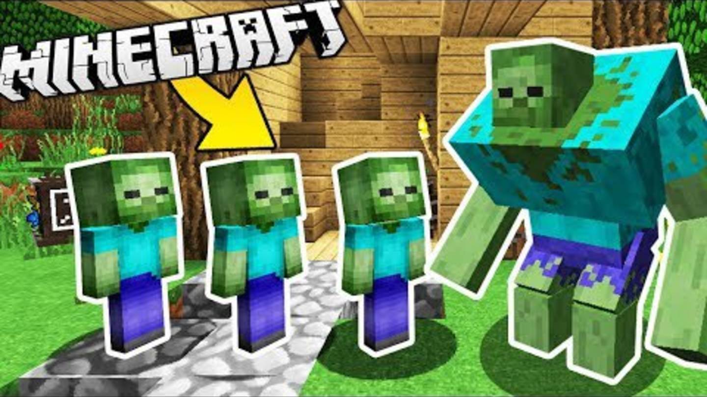 КАК СДЕЛАТЬ ЗОМБИ РЕБЕНОК В МАЙНКРАФТ! РЕБЕНОК НЕВИДИМКА ПРО МОНСТРА МУТАНТ В  MINECRAFT
