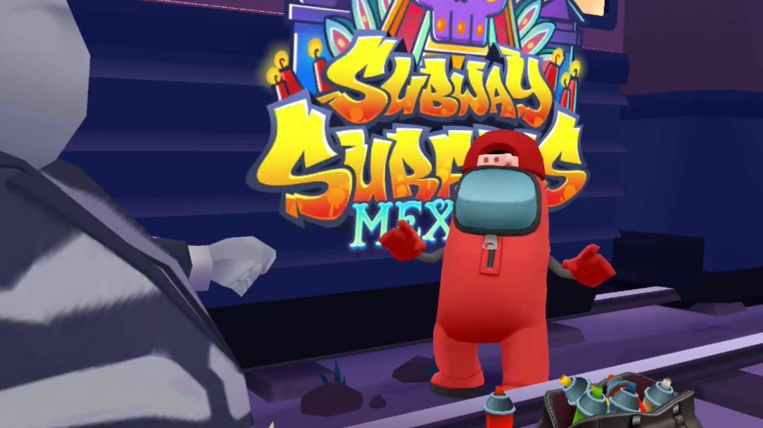 Мультики для самых маленьких Subway Surfers Mexico Among Us