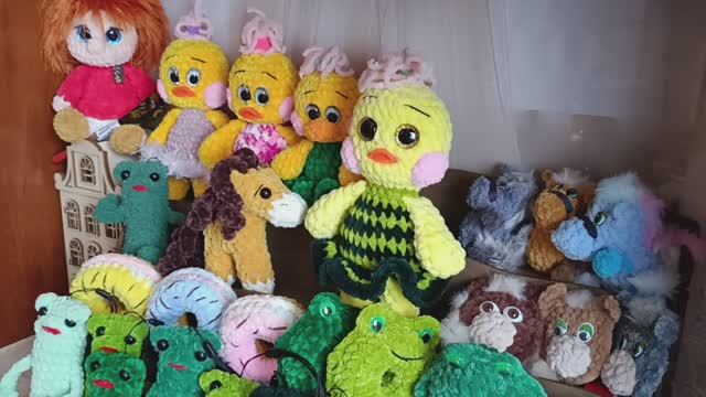 обзор готовых работ. 3 неделя. Дружба крючка.