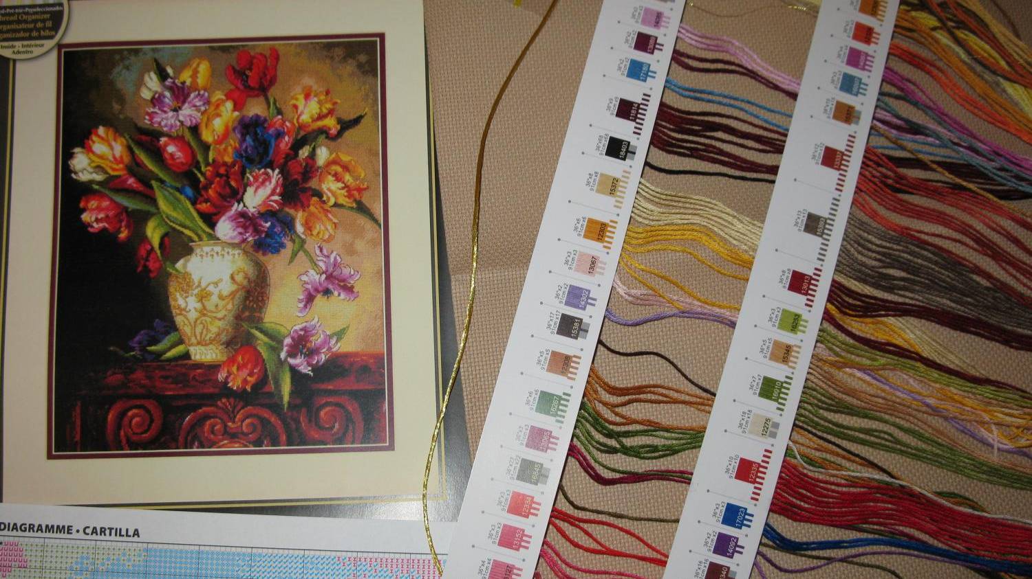 Отшив проекта DIMENSIONS " Попугайские тюльпаны" отчет 23