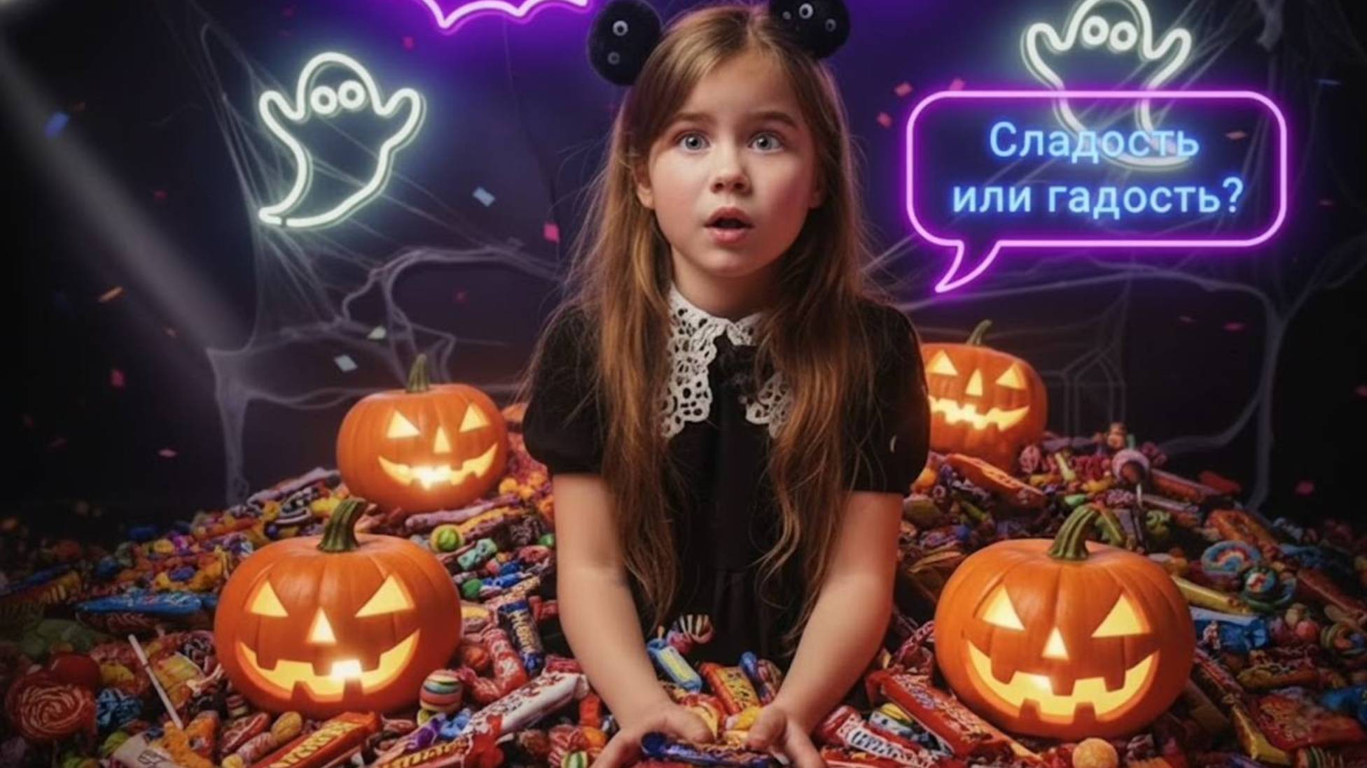 Пробую СТРАШНЫЕ сладости на Хэллоуин! 🎃😱 / Алиса ТипТоп