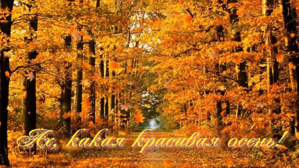 Ах, какая красивая осень. Стихи и декламация - М.Золотарёва-Косарева, монтаж - Е.Доставалов