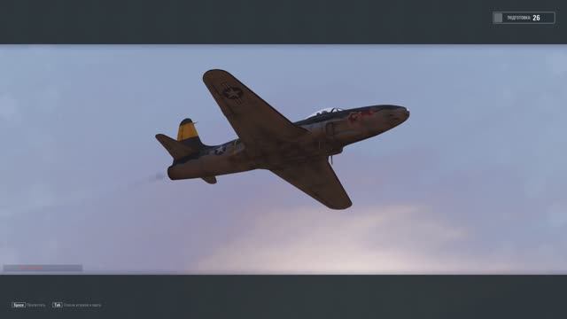 World of Warplanes, War Planes, Самолёты онлайн  P-80A  ( 5 )  ( США )
