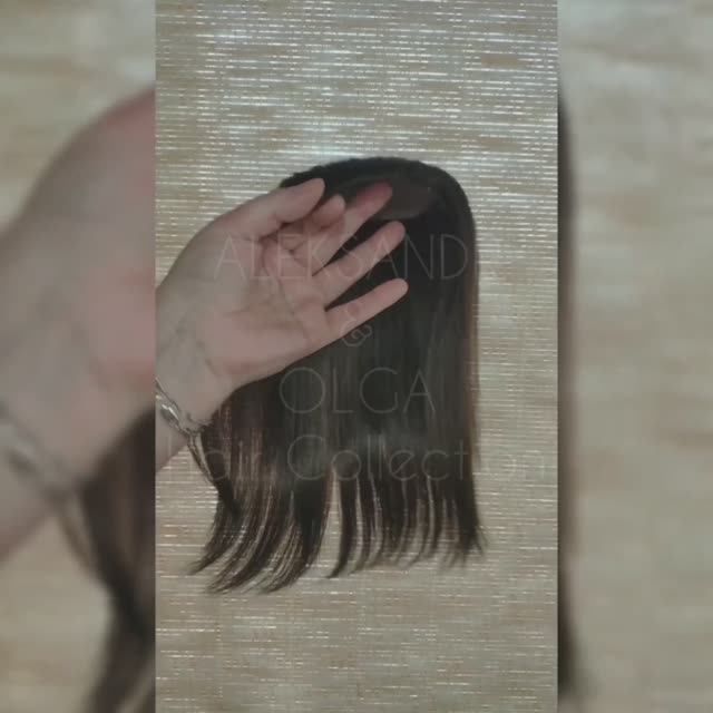Лёгкий ШИНЬОН - накладка, с невидимым краем #натуральныйшиньон #накладкадляобъёма #изделияизволос