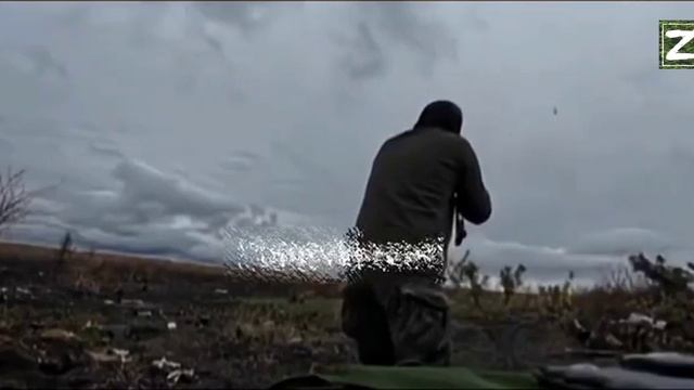 СВО Момент атаки  дрона ВСУ по нашим бойцам