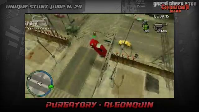 GTA Chinatown Wars - Walkthrough - Unique Stunt Jump #24 - Purgatory (Algonquin)