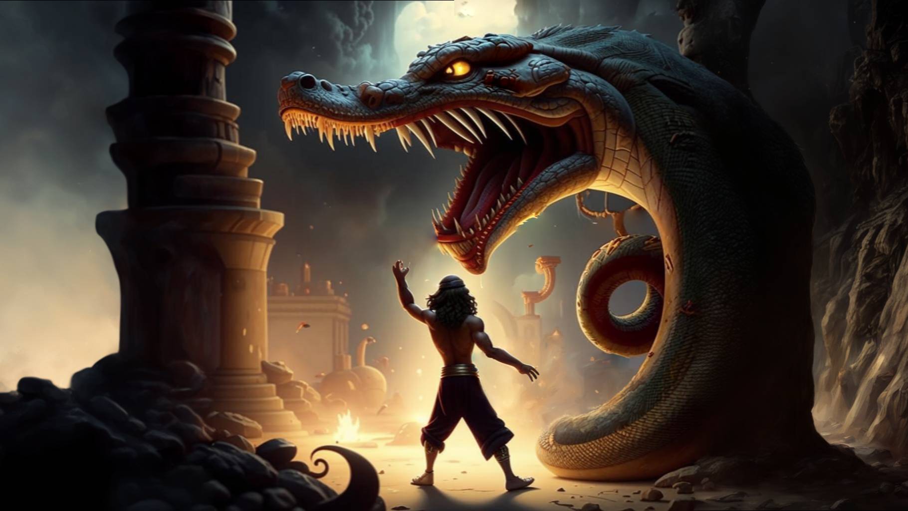 Волшебную лампу найдёт Аладдин, Джафара мечты развеятся в дым. Disney’s Aladdin (SNES).