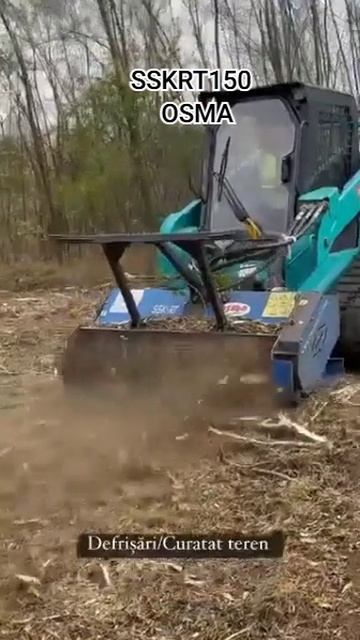 🔵 SSKRT150 Мульчер лесной @OSMAMULCHERS для мини-погрузчике Sunward SWTL4538