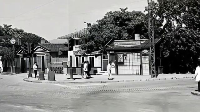 Улица Севастопольская в 50-е годы